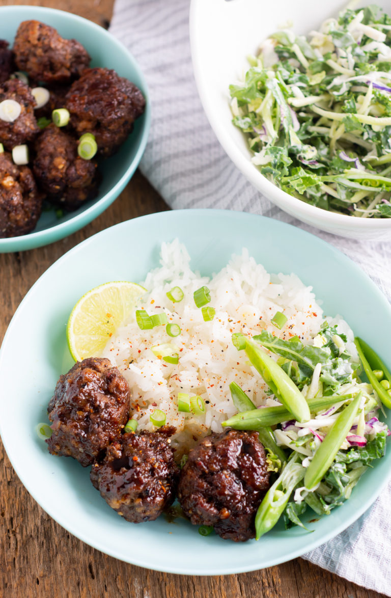 Teriyaki Beef Meatballs - Strawberries For Supper